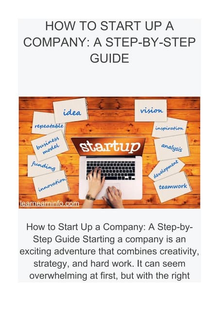 Start-up checklist | PDF
