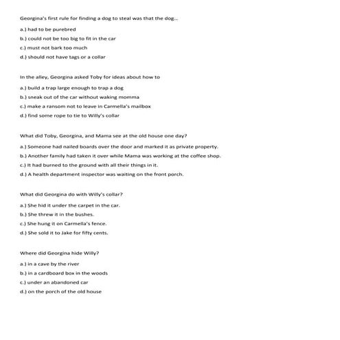 How To Steal A Dog | PDF