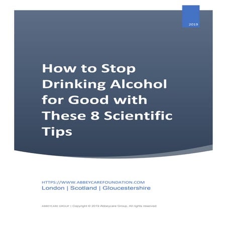 How to stop drinking alcohol for good | PDF