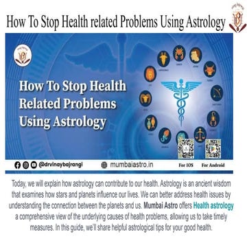 How To Stop Health related Problems Using Astrology.pdf