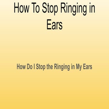 Sudden deafness | PPTX