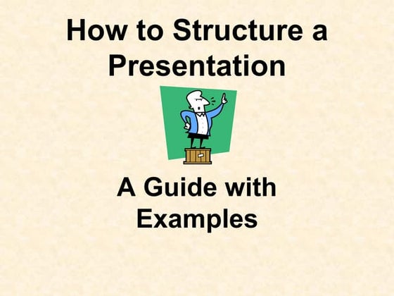 Introducing a presentation | PPT