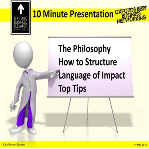 How to structure your 10 minute presentation | PPTX