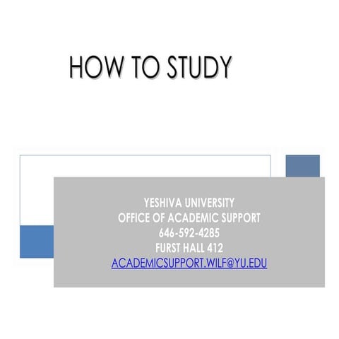 How_ to_Study.ppt what are the things to be considered. | PPT