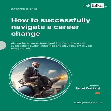 How to successfully navigate a career change | PDF