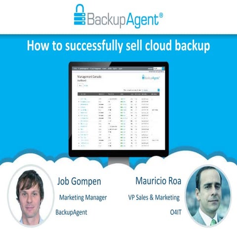 How to successfully sell cloud backup | PPTX