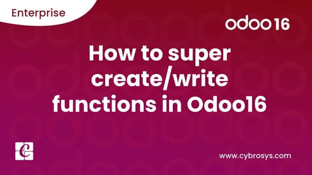 How To Add Archive And Unarchive Option In Odoo 17 | PPTX