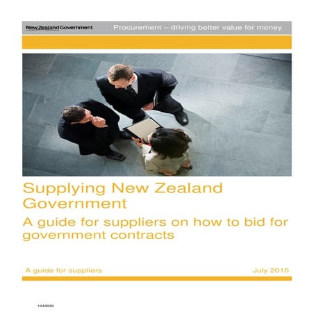 How to supply nz government | PDF