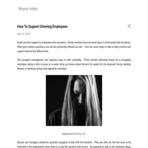 How to support grieving employees | PDF