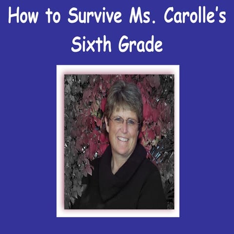 How To Survive Sixth Grade | PPT