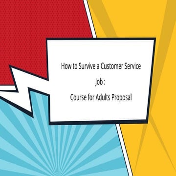 How to survive to costumer service.pptxl | PPTX