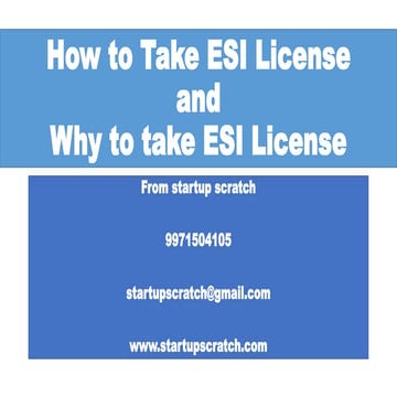 How To Apply For The ESI Scheme In 2024? | PDF