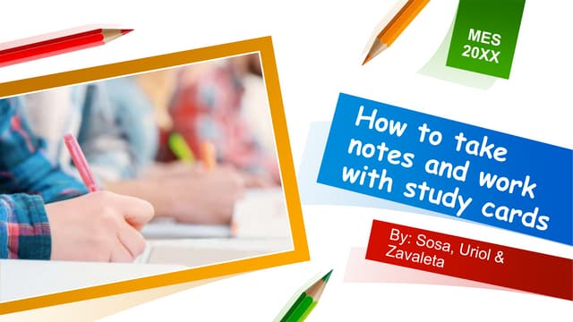 Note taking techniques | PPTX