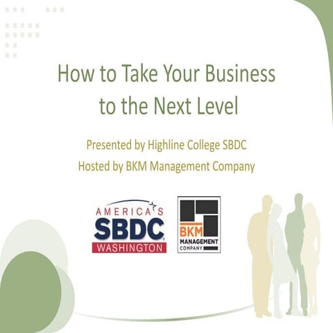 How to Take Your Small Business to the Next Level | PPT