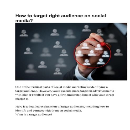 How to target right audience on social media.pdf
