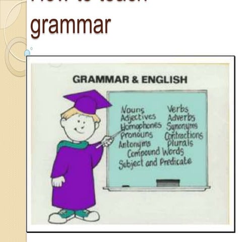 How to teach grammar-------------------- | PPT