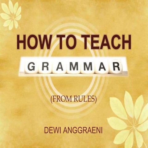 How to teach grammar | PPTX