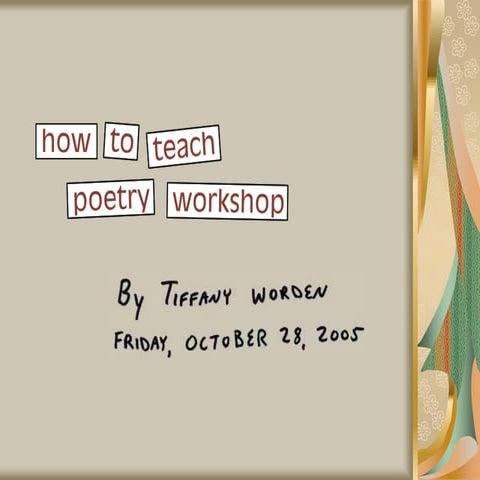 how_to_teach_poetry.ppt