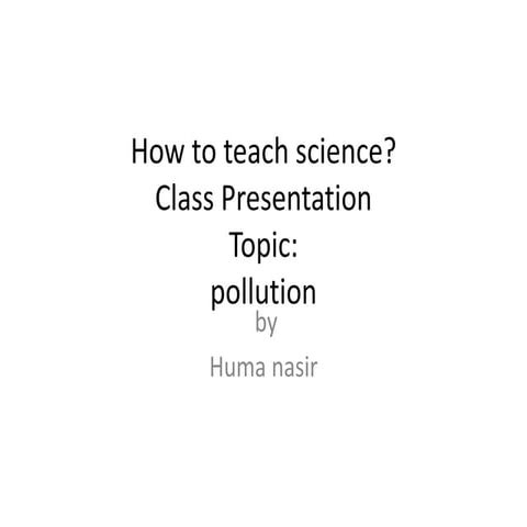 Ppt on save earth | PPTX