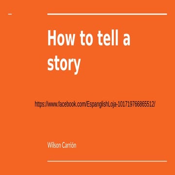 How to tell a story | PPT