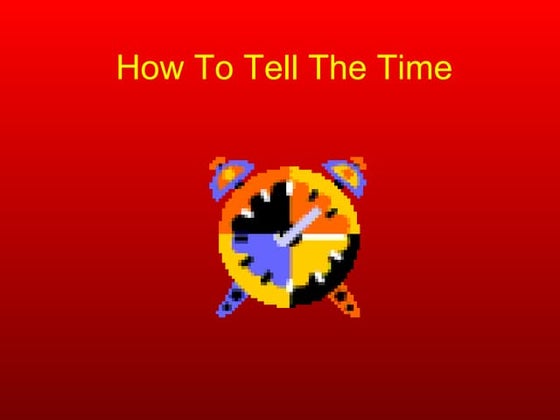 Telling time | PPT