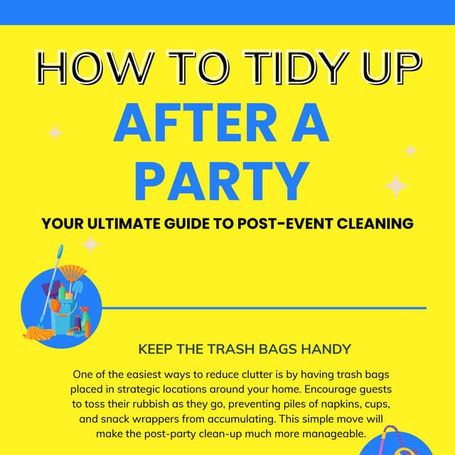 How to Tidy Up After a Party: Your Ultimate Guide to Post-Event ...