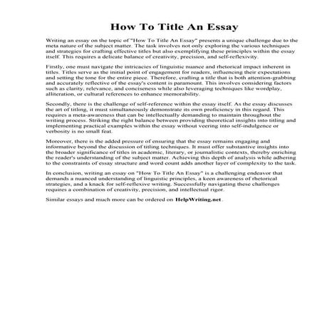 How To Title An Essay.pdf