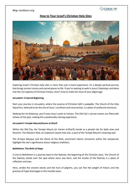 Experience Christian Festivals in Israel: A Faith-Filled Journey ...