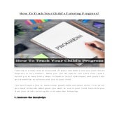 How to track your child’s tutoring progress | PDF