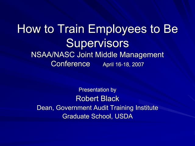 New Supervisor Training PowerPoint: First Time Supervisor and ...