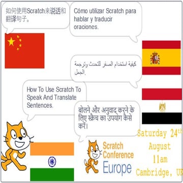 How To Translate And Speak Sentences With Scratch | PPT