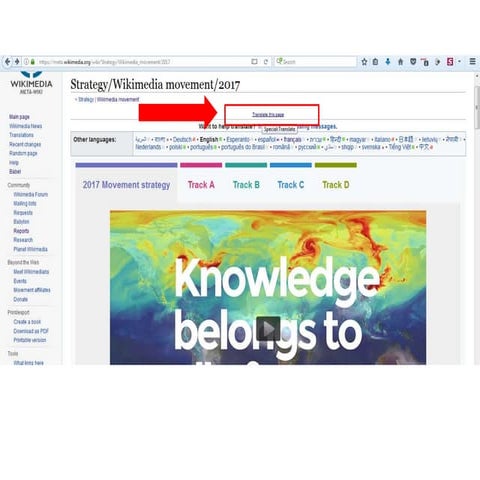 How to translate a Wikimedia page | PPT