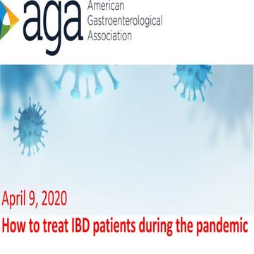 SECURE-IBD Updates on COVID-19 and impact on IBD patients | PPTX