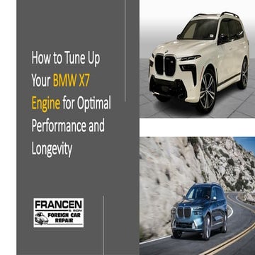How to Tune Up Your BMW X7 Engine for Optimal Performance and Longevity ...
