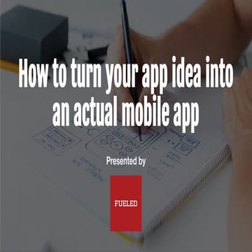 How to turn your app idea into an actual mobile app | PDF