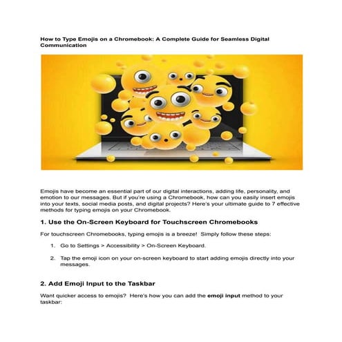 How to Type Emojis on a Chromebook_ A Complete Guide for Seamless ...