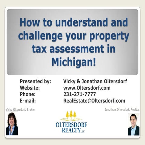 How to understand and challenge your property taxes in Michigan | PPTX