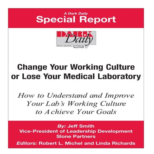 How to understand and inprove your's lab working culture to archieve ...