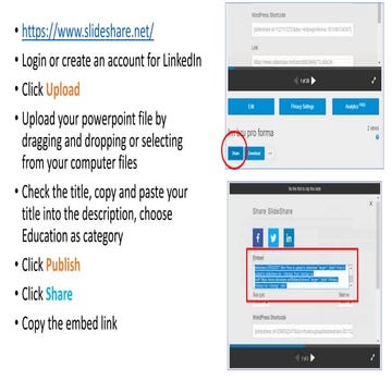 How to upload to slideshare | PPTX