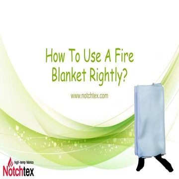 How to use a fire blanket rightly | PDF