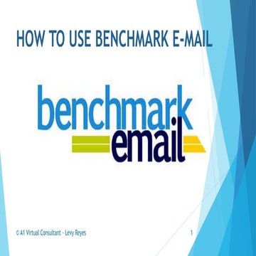 How To Use Benchmark Email | PDF