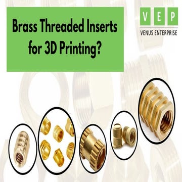 How to use Brass Threaded Inserts for 3D Printing? | PDF | Needlework ...