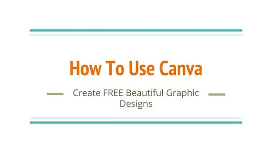 The Complete Beginners Guide to Using Canva | PDF | Internet for ...