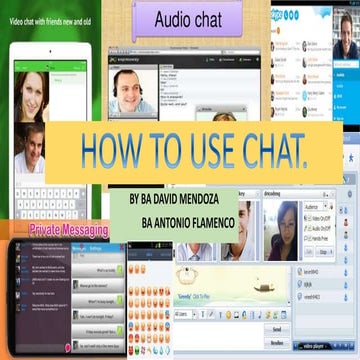 How to use chat | PPT