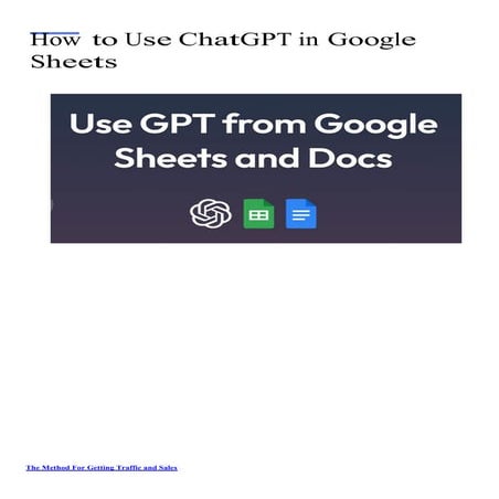 How to Use ChatGPT in Google sheets.pdf