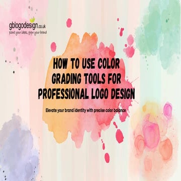 How to Use Color Grading Tools for Professional Logo Design | PDF
