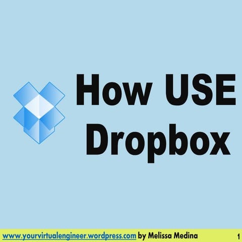 How to use drop box | PDF