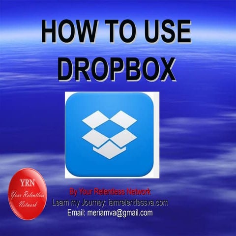 How to use Dropbox | PPT