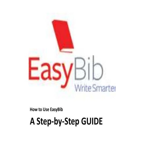 How to use easybib | PPTX