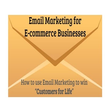 How to use email marketing to win customers for life | PDF